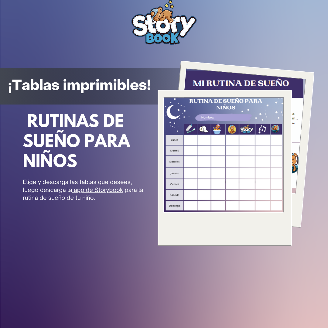 Tablas de rutinas para niños en el hogar para imprimir